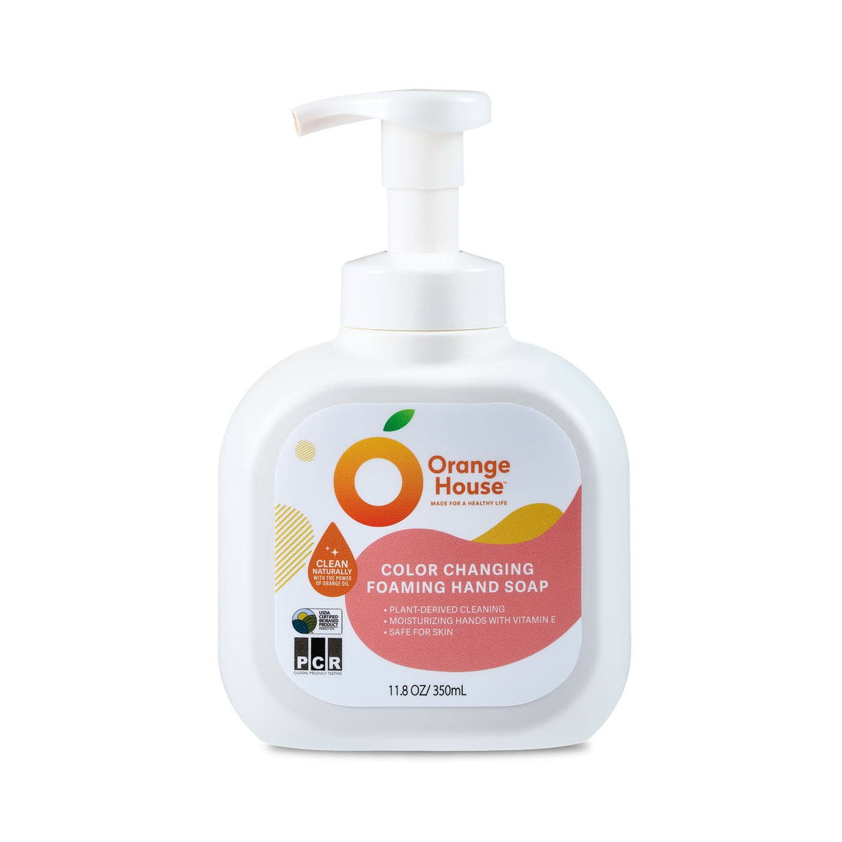 Orange House Color Changing Foaming Hand Soap 11.8 Fl Oz | Orange House